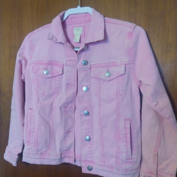 Forever 21 | Jackets & Coats | Girls Pink Denim Jacket | Poshmark